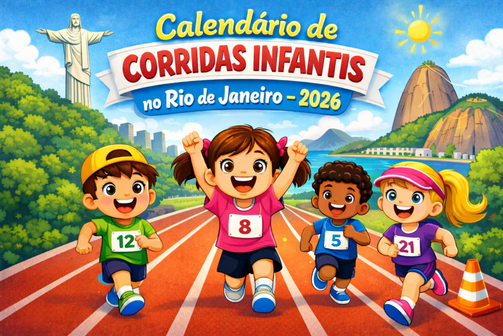 Calendário de corridas Infantis no Rio de Janeiro – 2026 - Pequenos no Rio